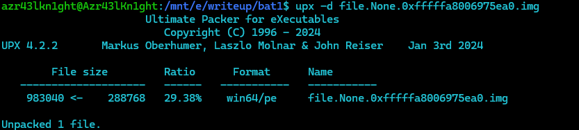 Batman Investigation I - Like Father Like Son bi0sCTF 2024 Writeup | Azr43lkn1ght